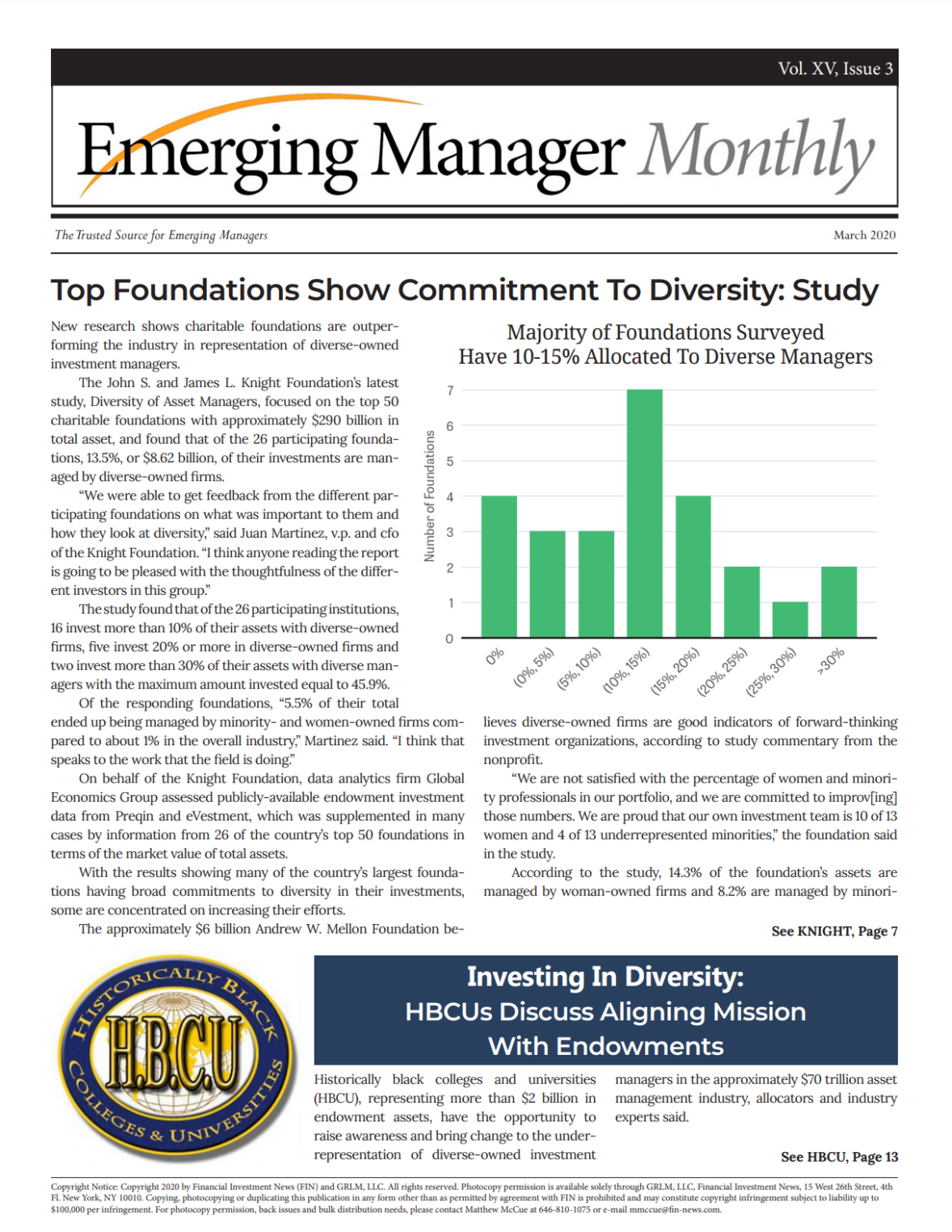HBCUs | Emerging Manager Monthly