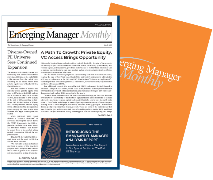 Emerging Manager Monthly | Investment industry trends & investor profiles.